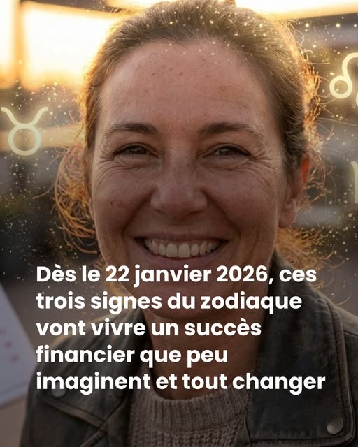 Dès le 22 janvier 2026, ces trois signes du zodiaque vont connaître un ...